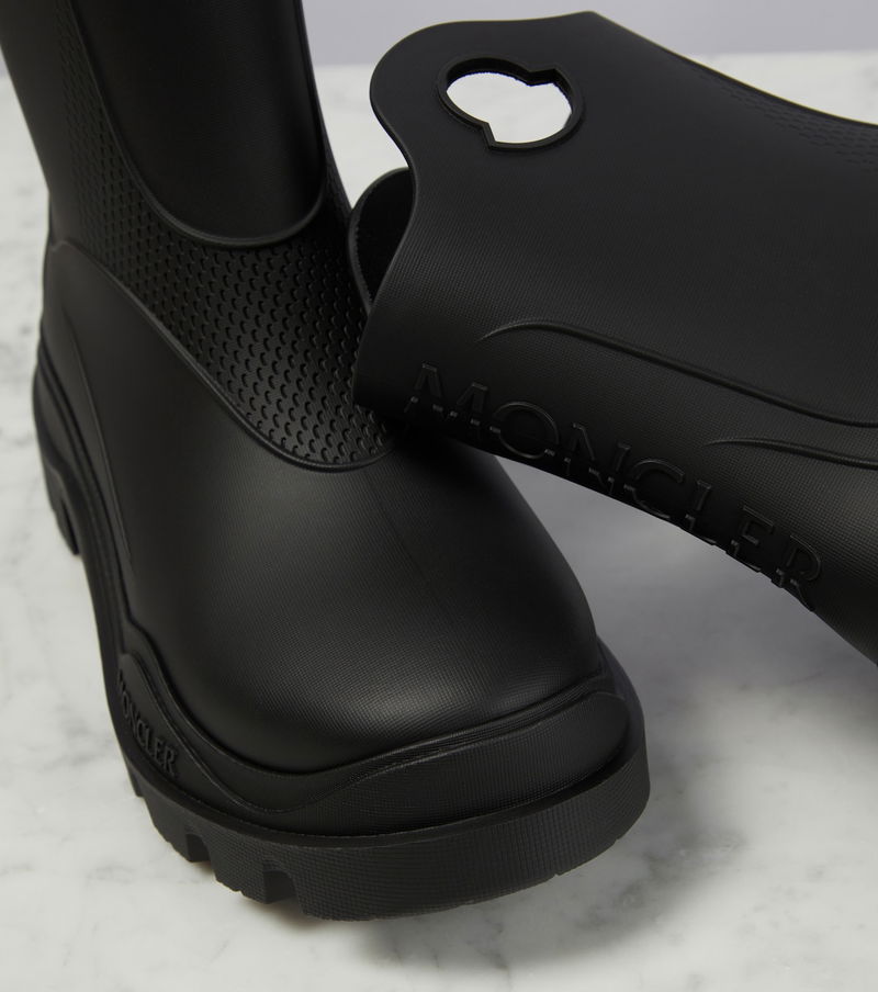 MONCLER Misty Rain Boots in Black | Endource