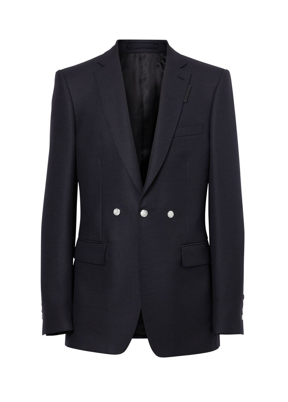 BURBERRY English Fit Triple Stud Wool Mohair Tailored Jacket | endource