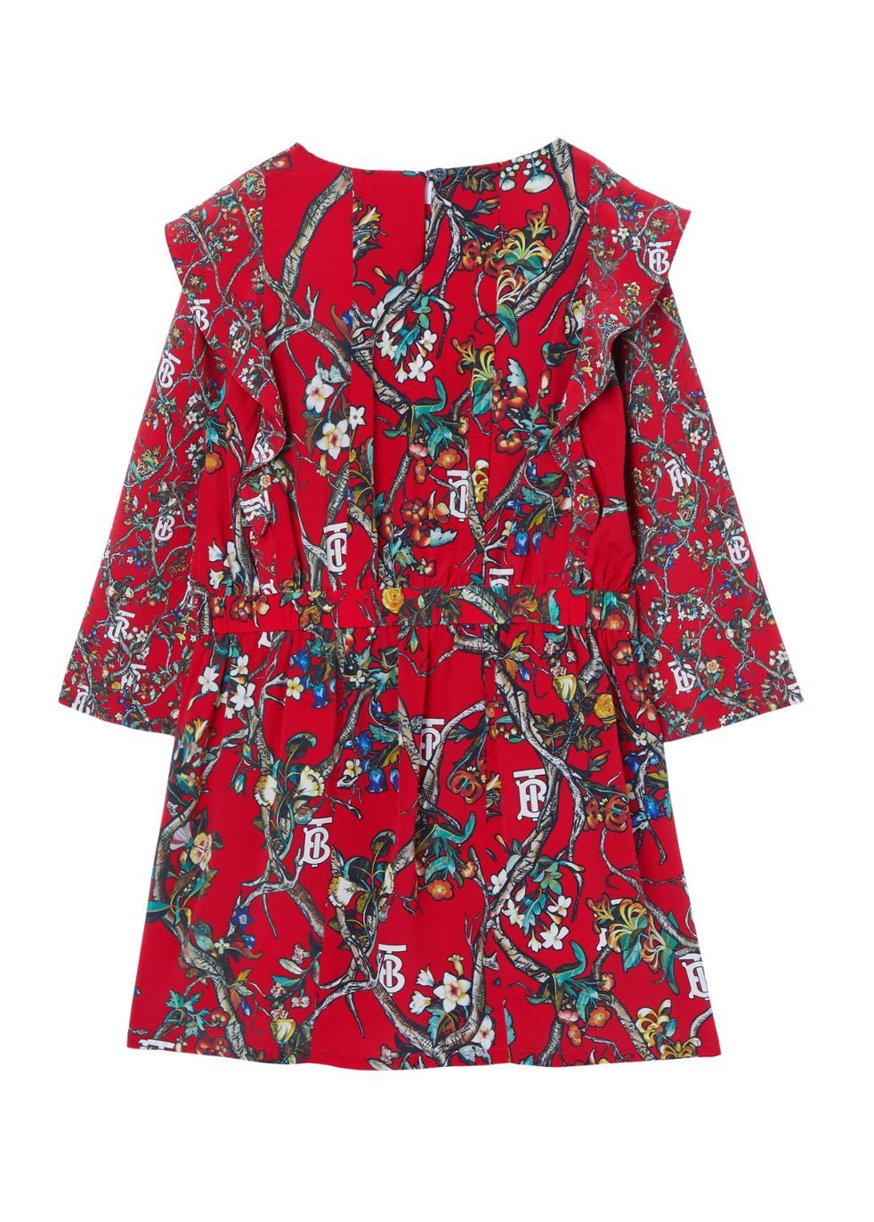 BURBERRY Monogram Motif Silk Dress | Endource
