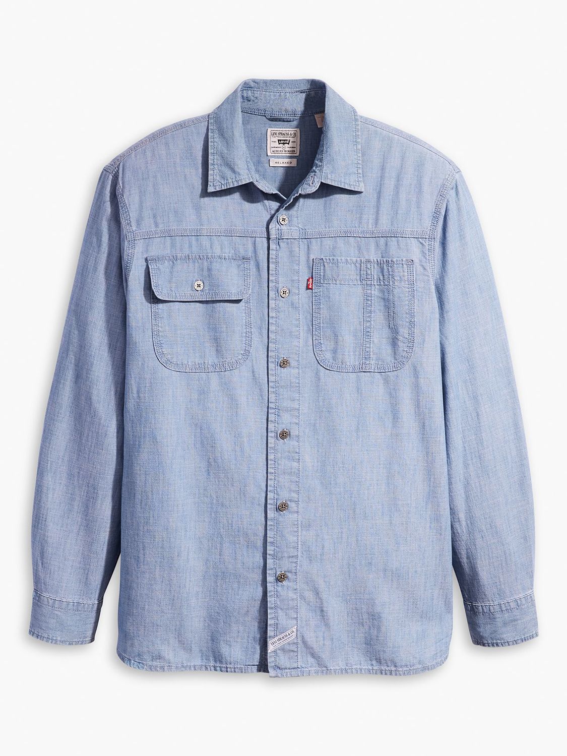 LEVI'S Long Sleeve Auburn Worker Shirt in Green | endource