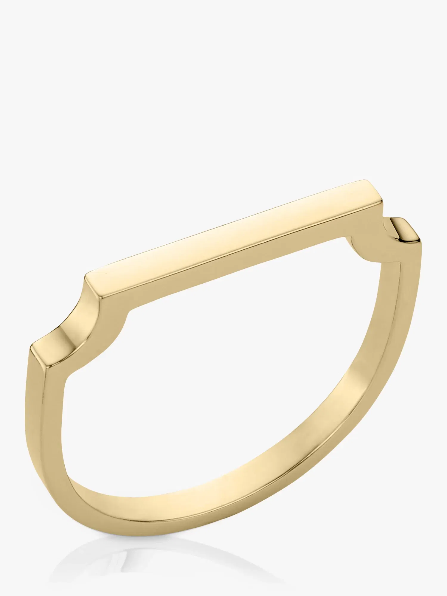 MONICA VINADER Signature Thin Ring in Gold | endource