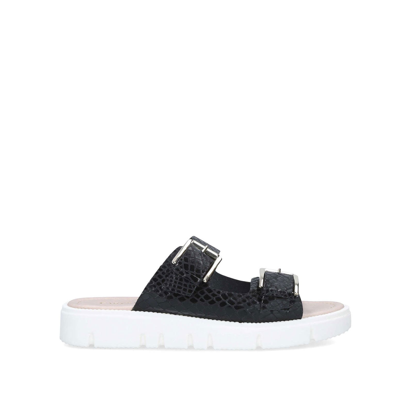 CARVELA Bangle Chunky Buckle Sliders | endource