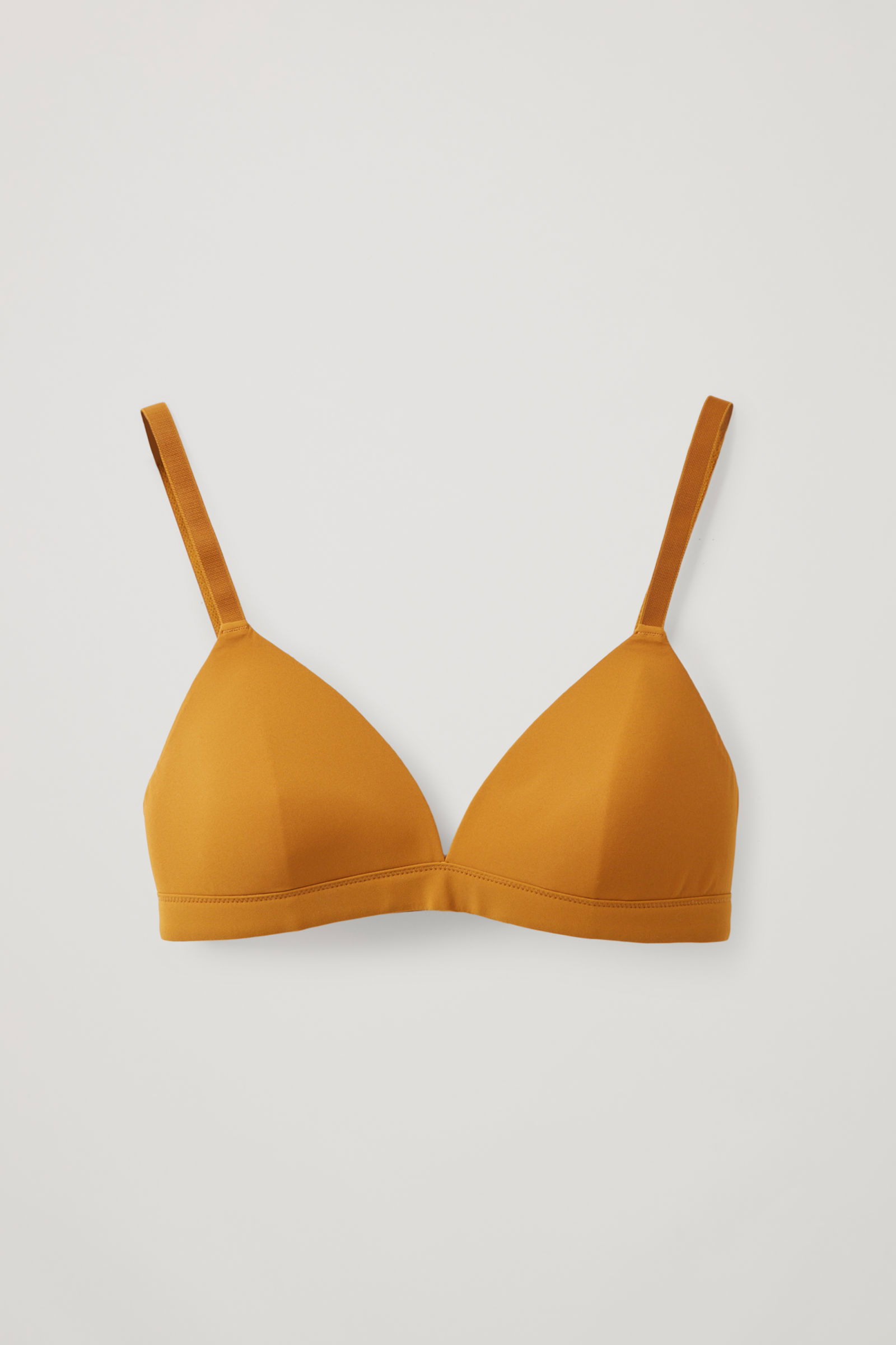COS Soft Padded Bra in Mustard | endource