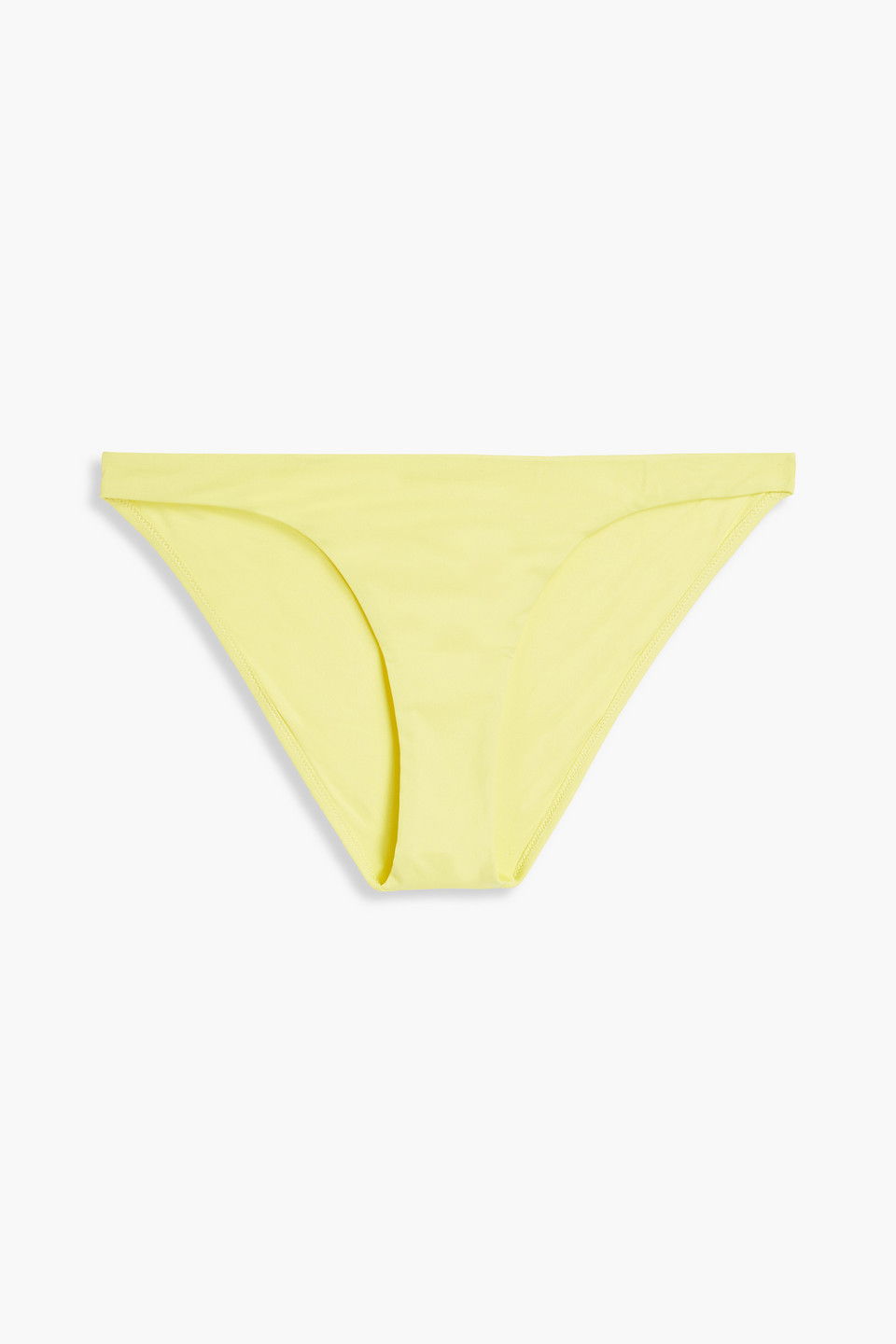 MELISSA ODABASH Cayman Mid-Rise Bikini Briefs in Yellow | Endource
