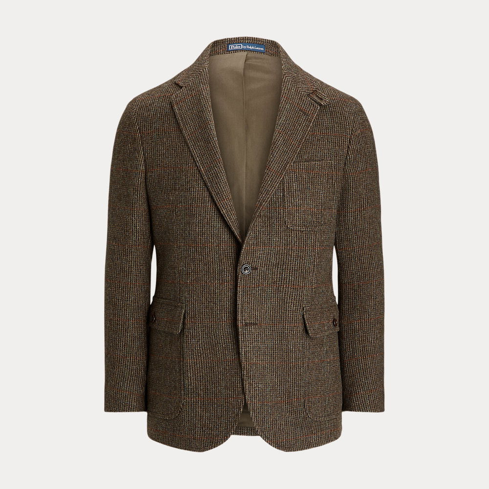POLO RALPH LAUREN Polo Plaid Shetland Wool Tweed Jacket in Multi | endource