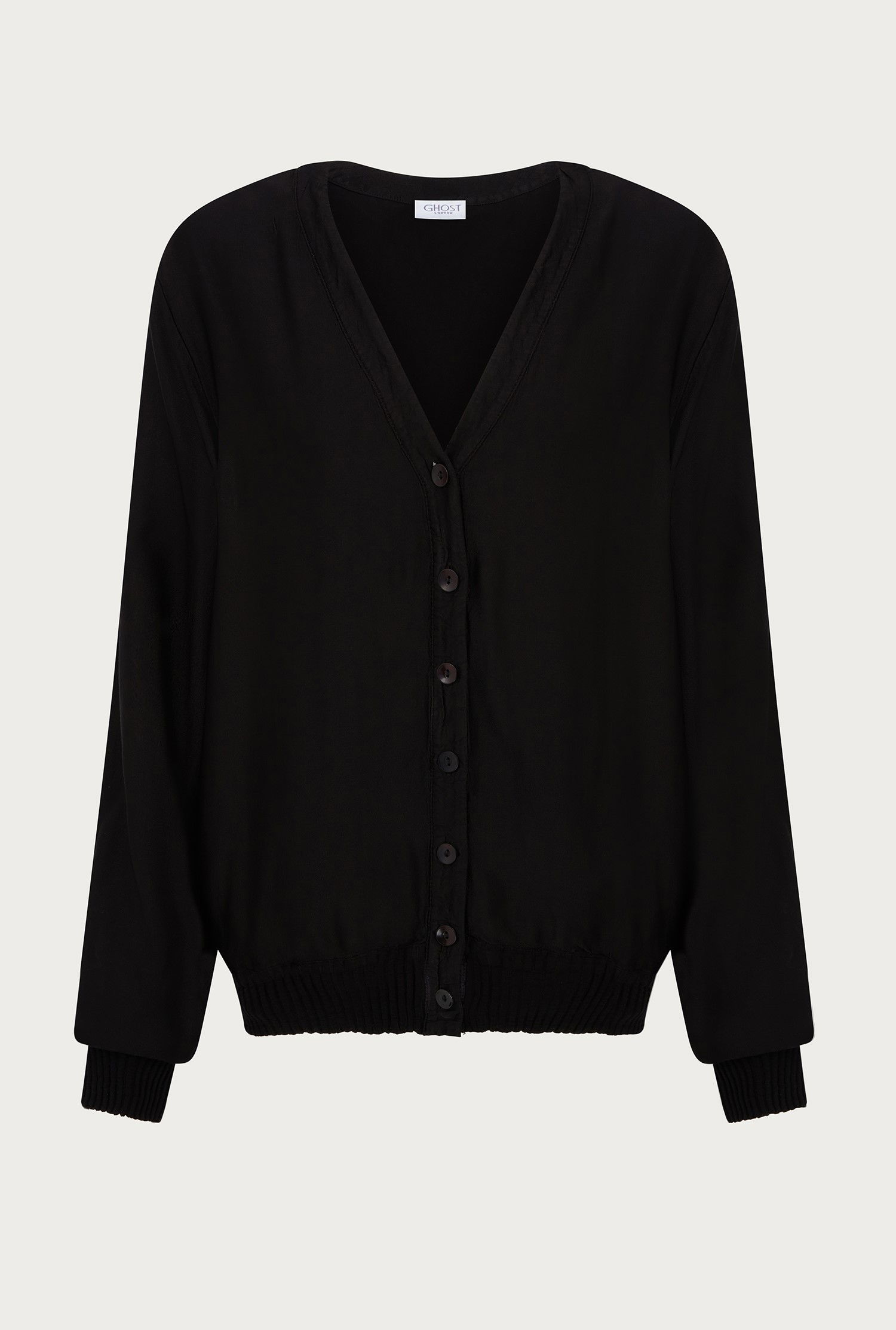 GHOST Mia Satin Bomber Jacket | Endource