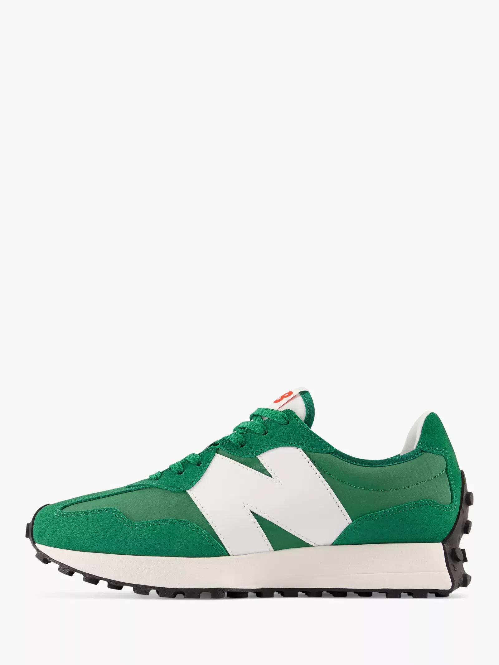 NEW BALANCE 327 Retro Running Trainers in Green | endource