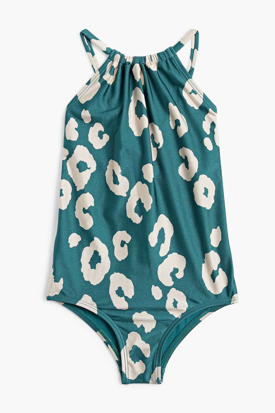 ZIMMERMANN Kids Mae Gathered Leopard-Print Swimsuit | endource
