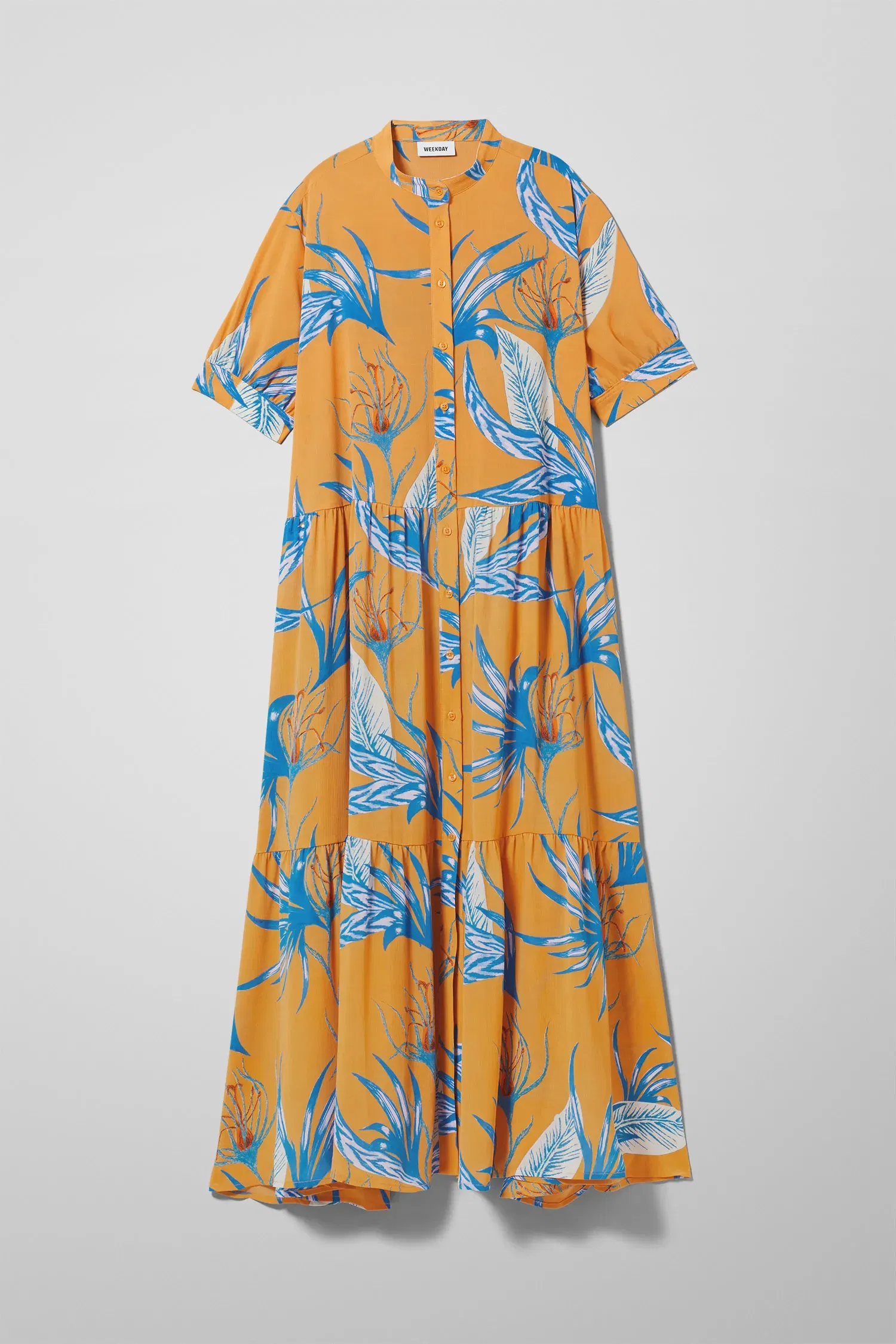 WEEKDAY Storm Dress in Yellow | Endource