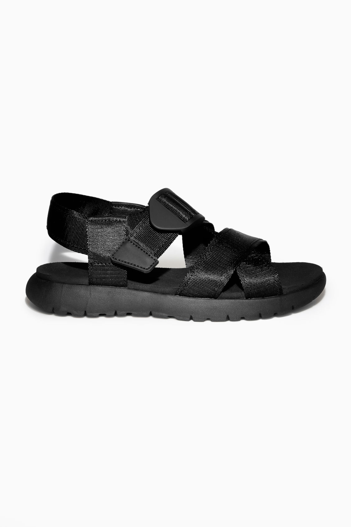 COS Multi-Strap Sandals in BLACK | Endource