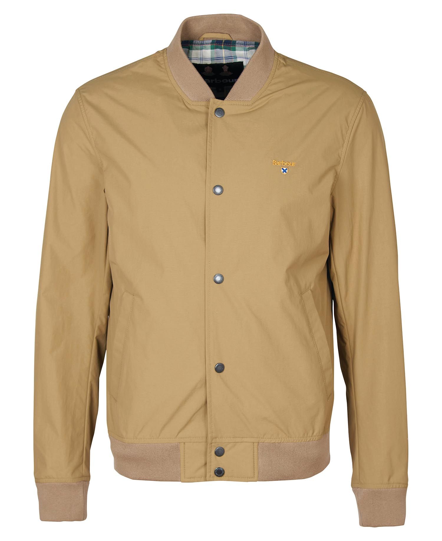 BARBOUR Crested Varsity Casual Jacket in Classic Navy | Endource