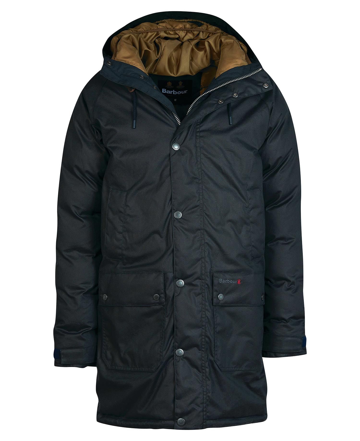 BARBOUR Winter Peak Wax Jacket in Classic Navy | endource