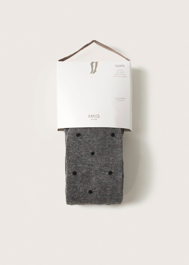 MANGO Polka-Dot Thick Tights | Endource