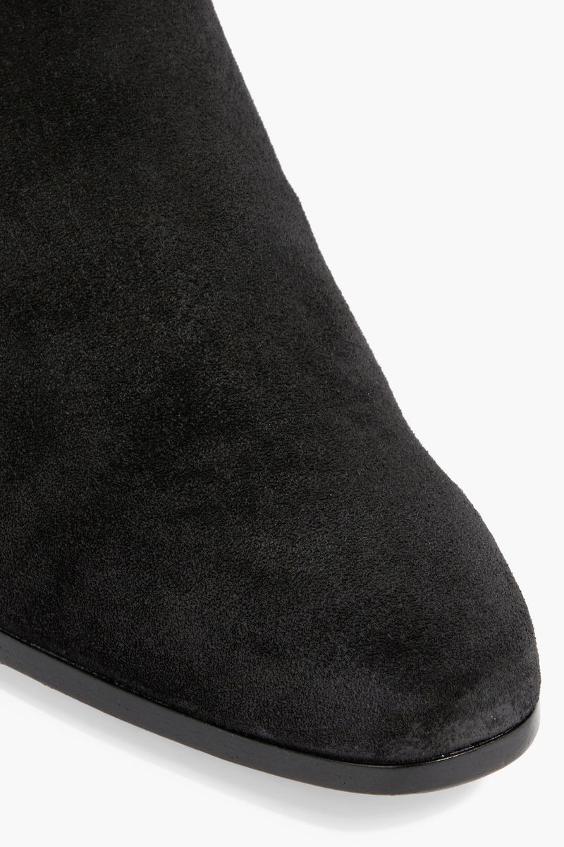 VERONICA BEARD Lada Suede Chelsea Boots in Black | Endource