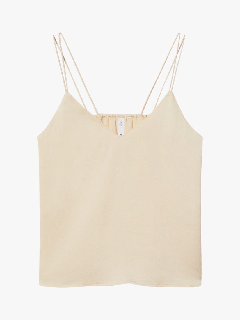 MANGO Magnum Satin Finish Cami Top in Orange | endource