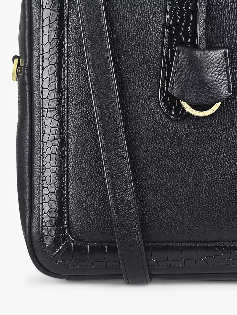 RADLEY Academia Way Leather Cross Body Bag in Black | endource