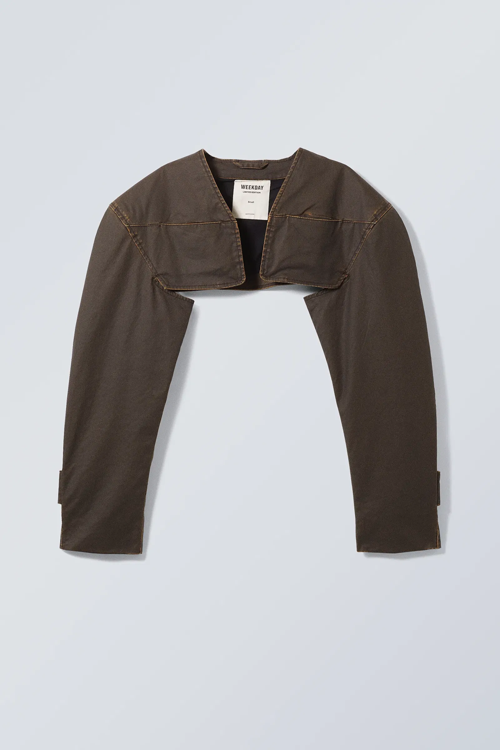 WEEKDAY Wednesday Jacket in Dark Brown | endource