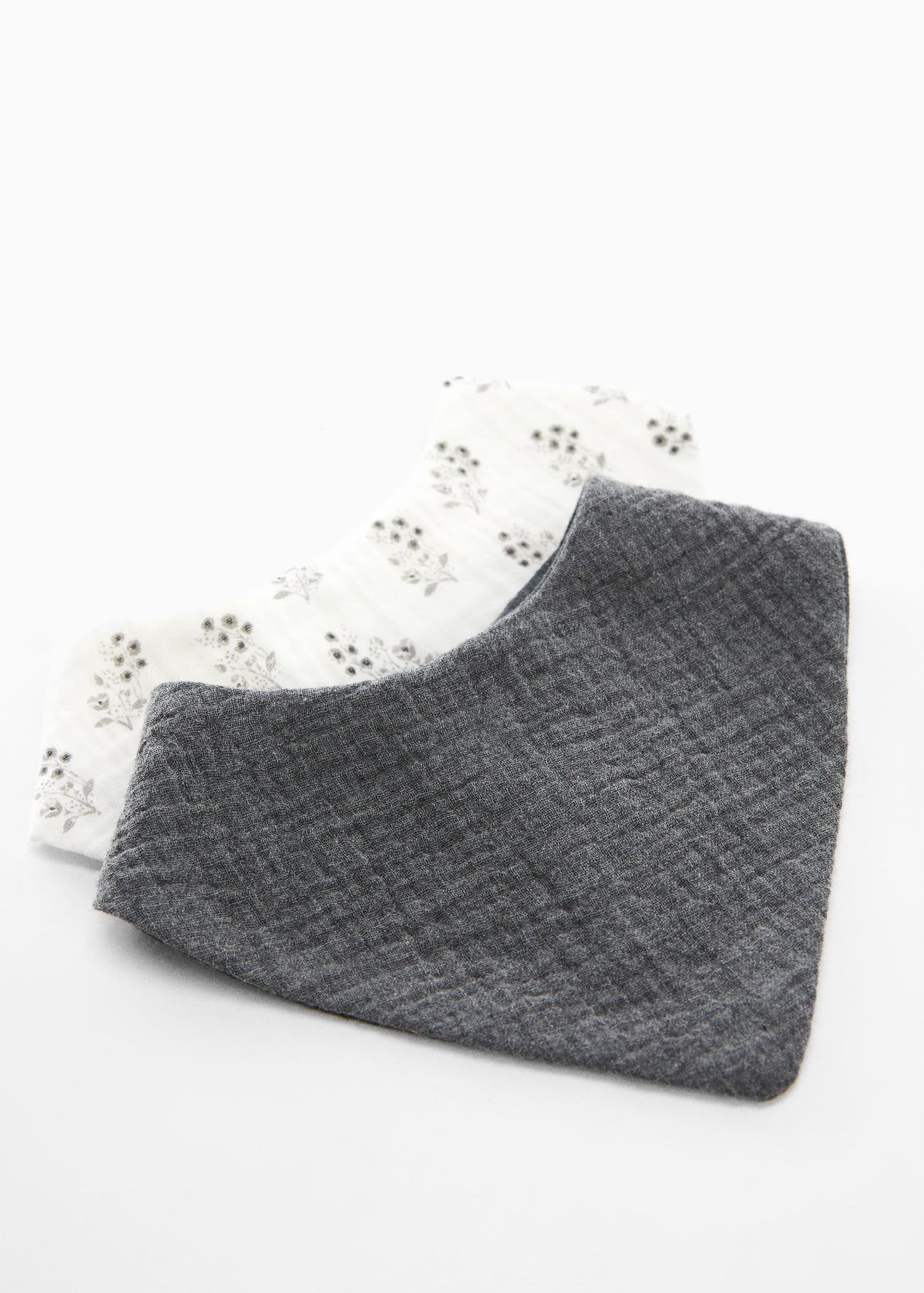 MANGO 2 Printed Bibs Pack in Petrol Blue | Endource
