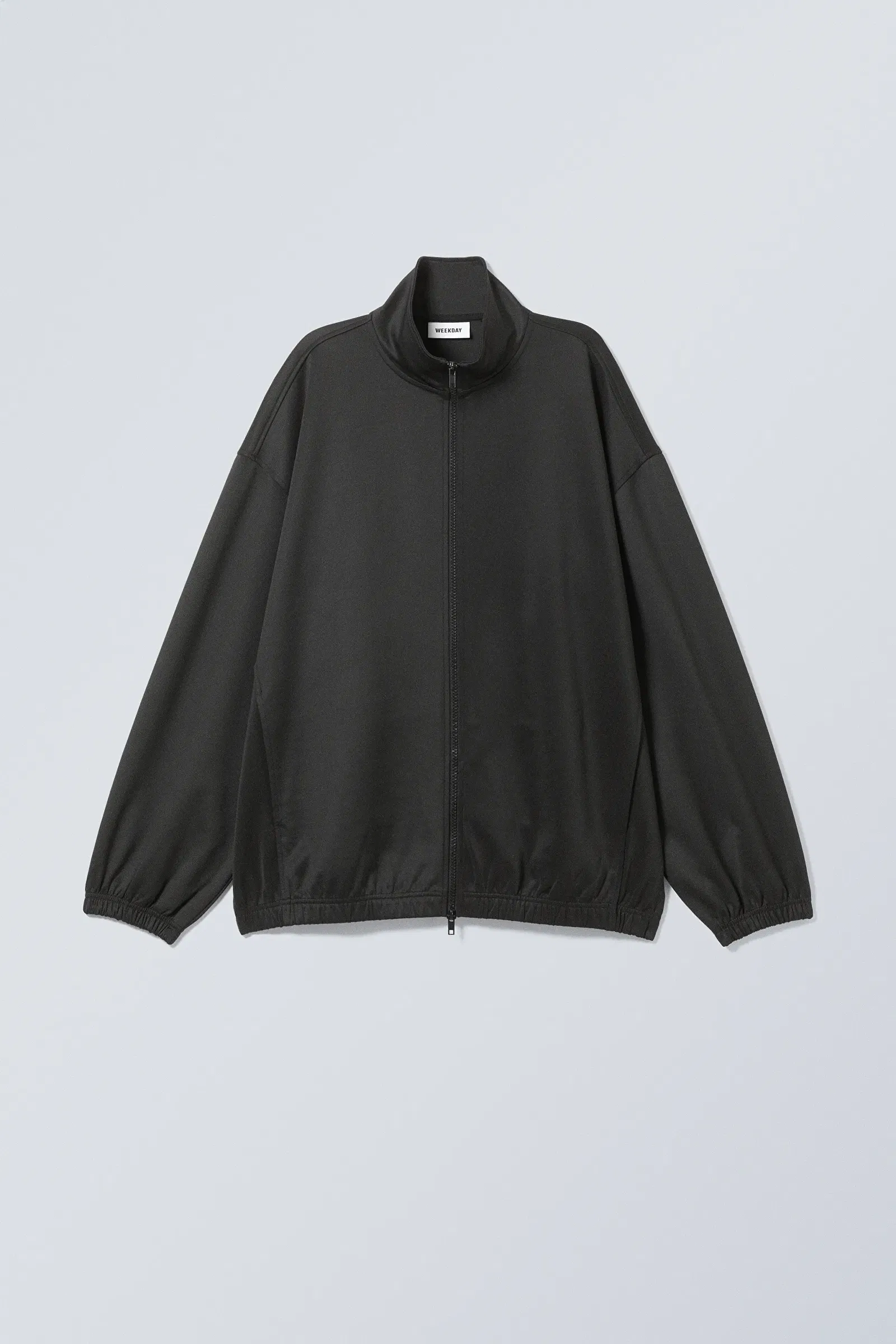 WEEKDAY Loose Fit Track Jacket in Black | endource