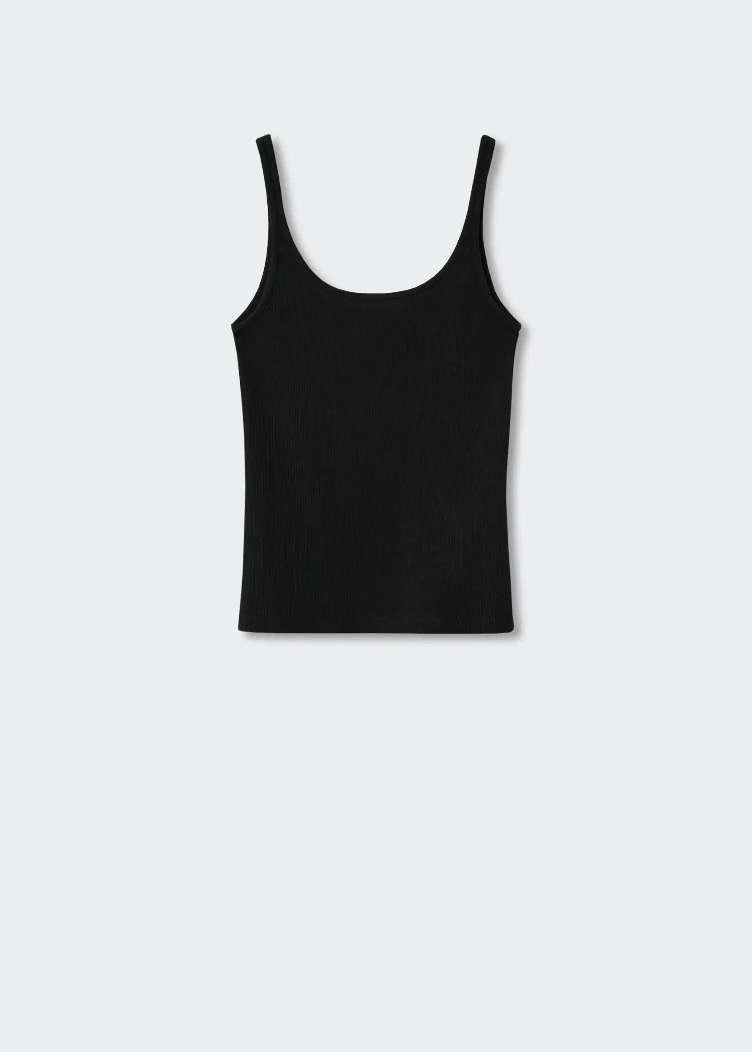 MANGO Ribbed Strap Top | Endource