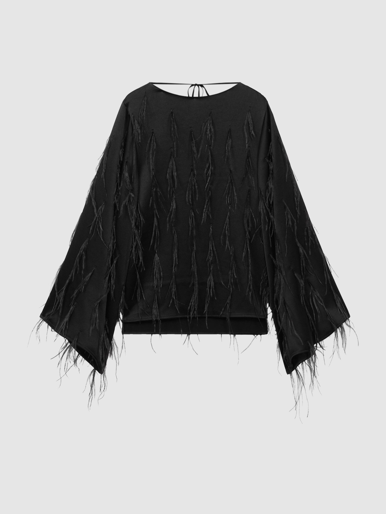 REISS Daisy Atelier Feather Top | endource