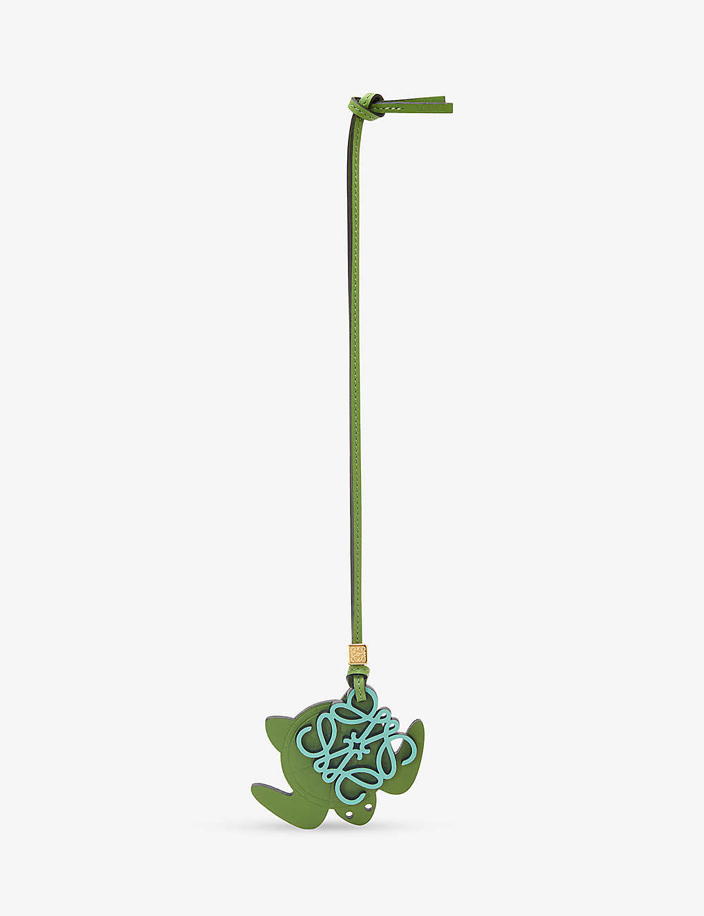 LOEWE Loewe x Paula's Ibiza - Turtle Leather Charm in SPRINGGREENMINT ...