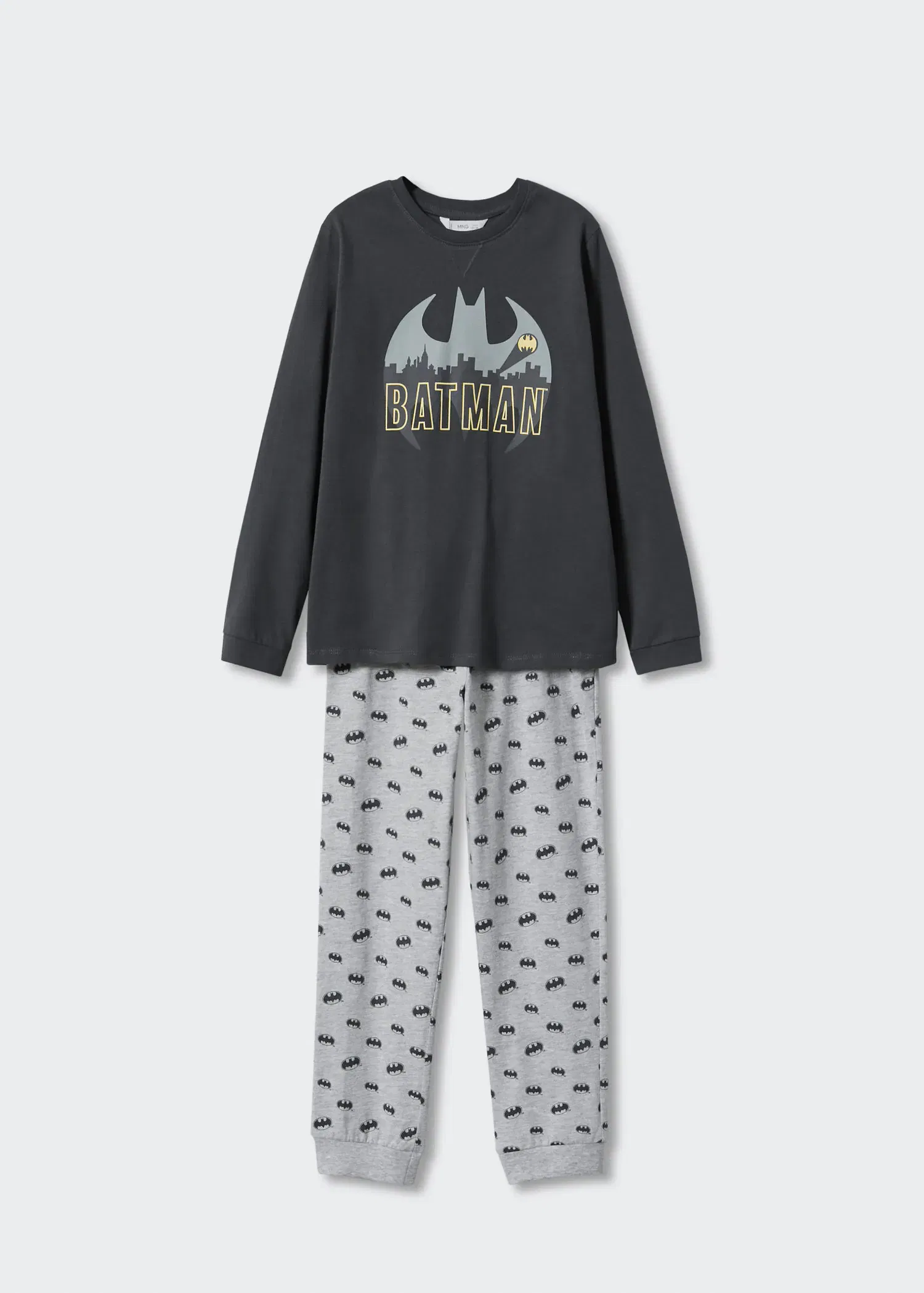 MANGO Long Batman Pyjamas in Charcoal | endource