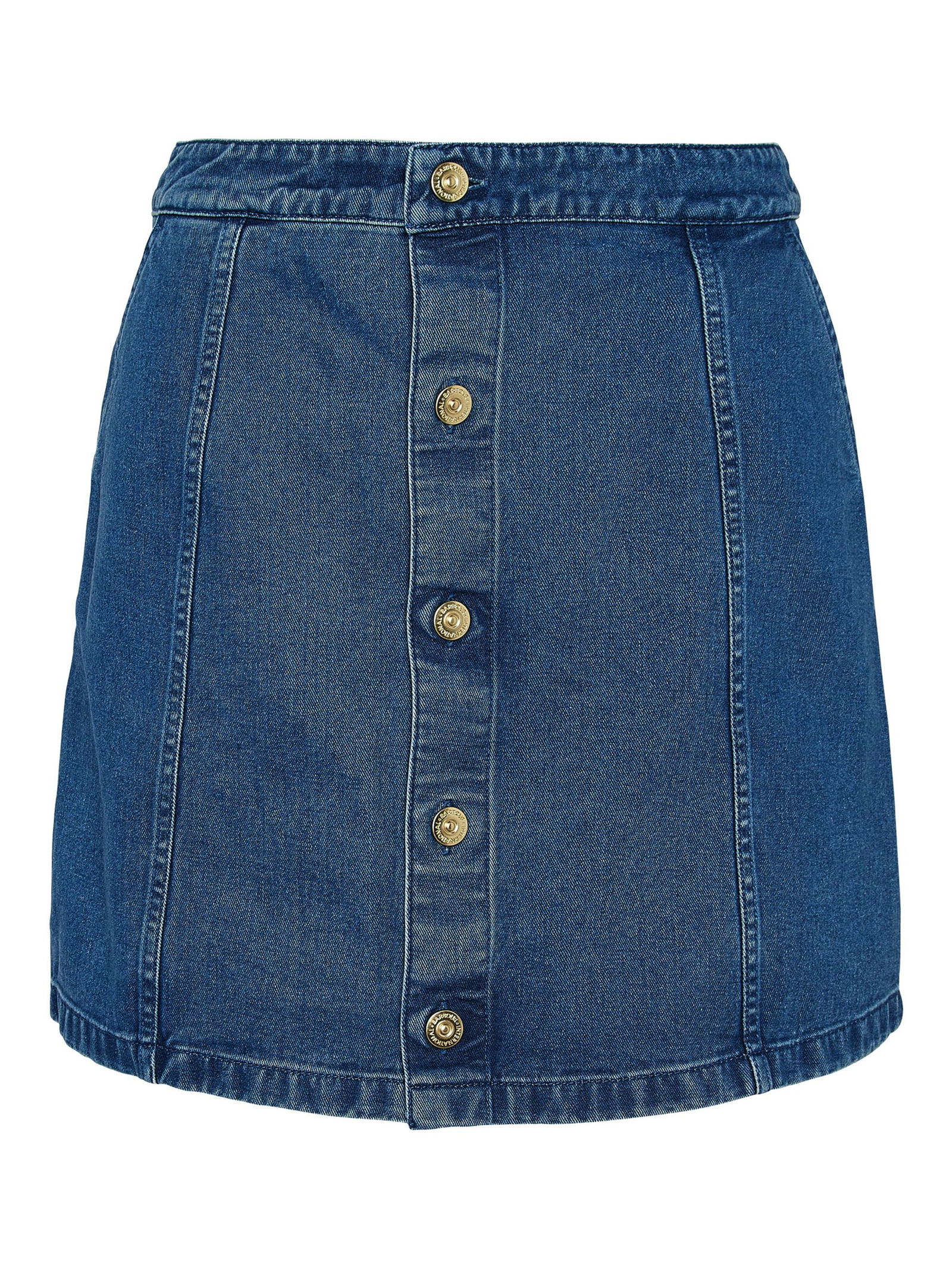 BARBOUR Lorimer Denim Mini Skirt in Authentic Wash | endource