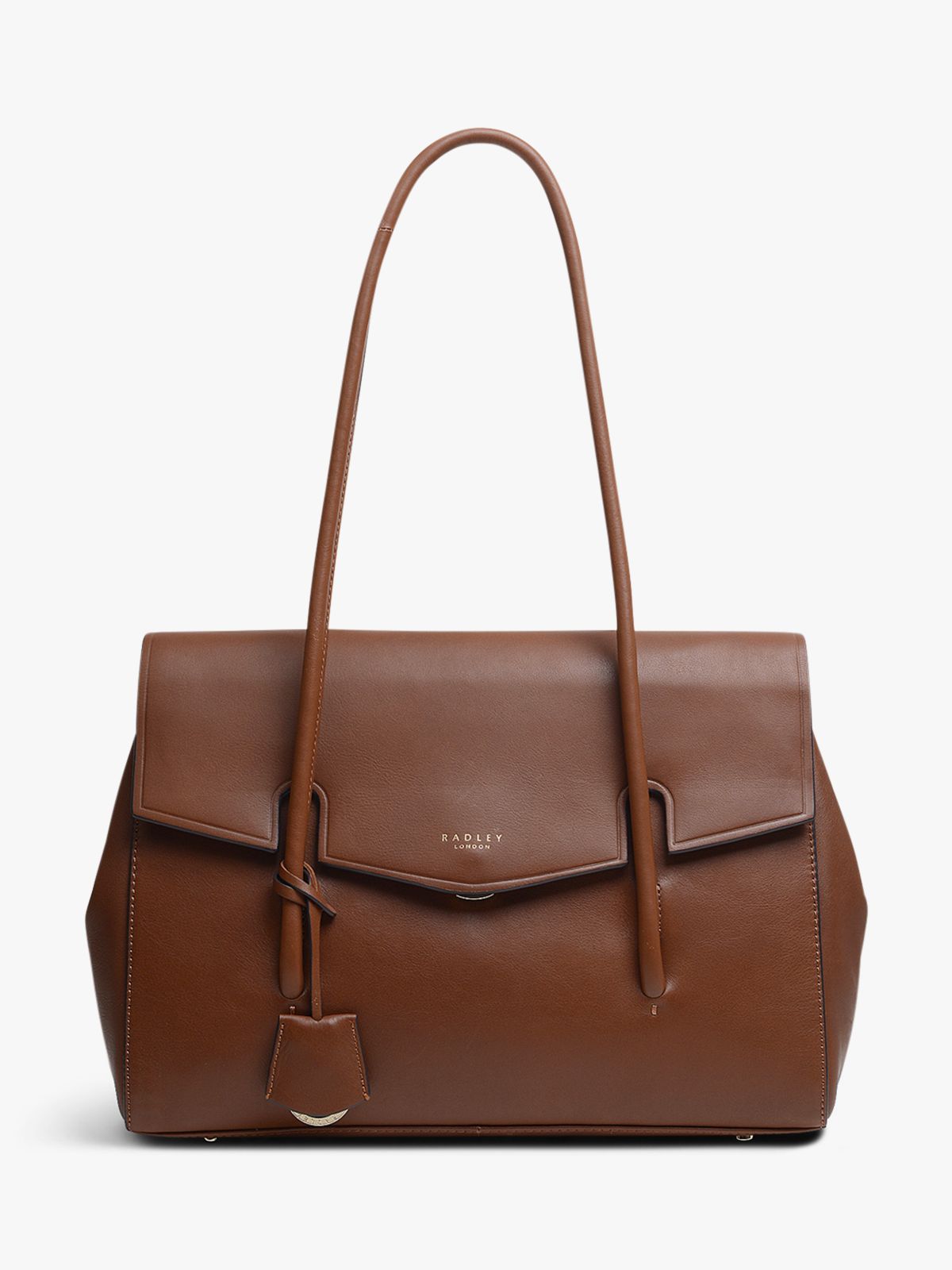 RADLEY Radley Aspley Road Large Leather Flap Over Tote Bag in Brown ...