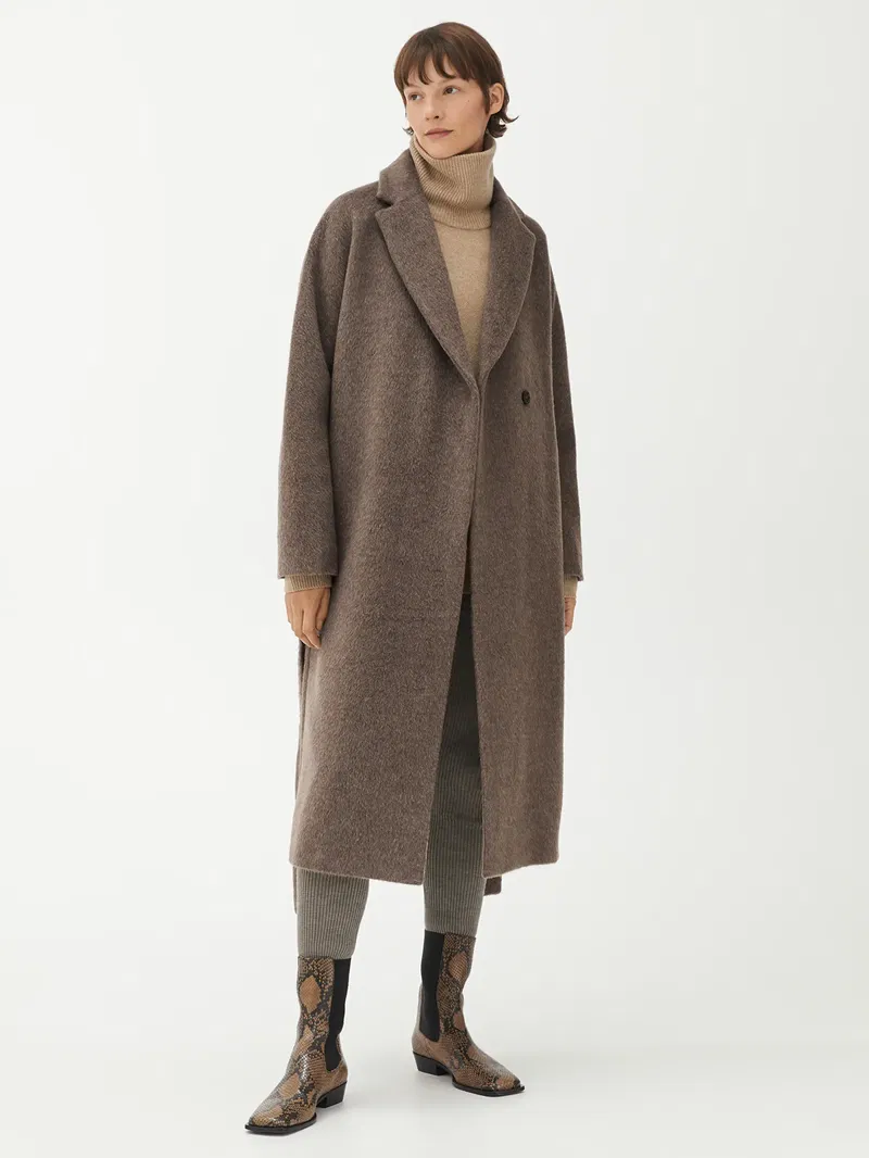 ARKET Belted Alpaca and Wool Coat | Endource