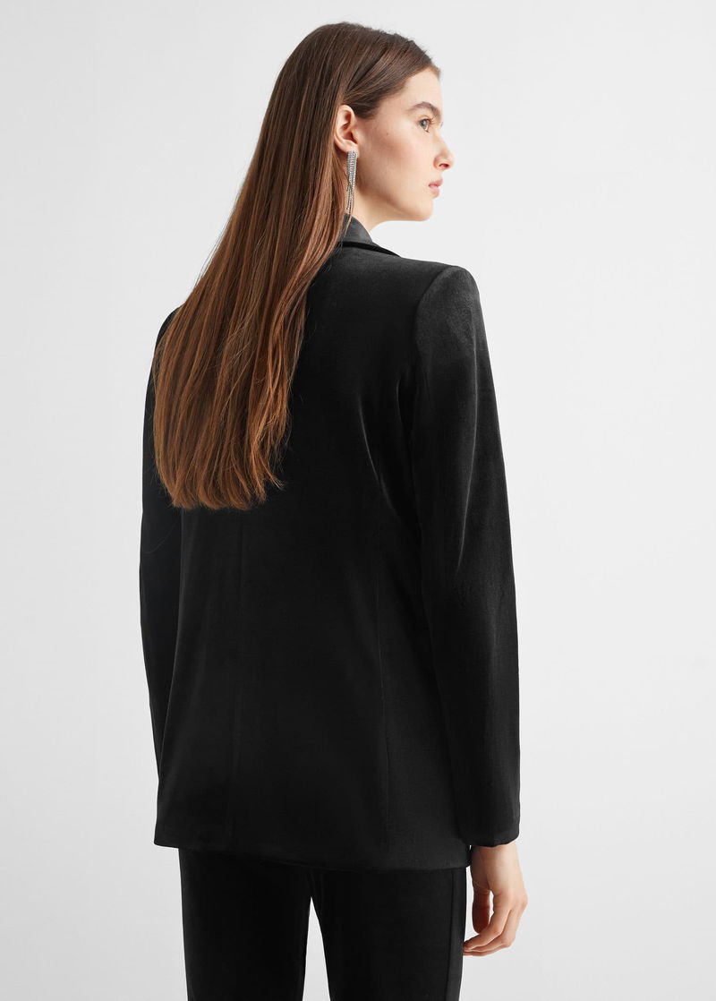 MANGO Velvet Blazer | Endource