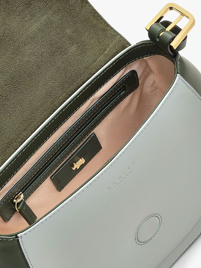 RADLEY Saddle Street Colour Block Medium Shoulder Bag in Dragon | endource