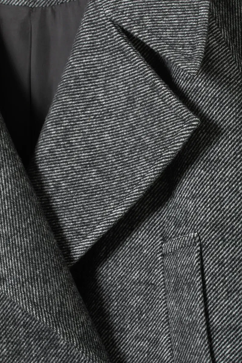 WEEKDAY Jens Oversized Coat in Dark grey | endource