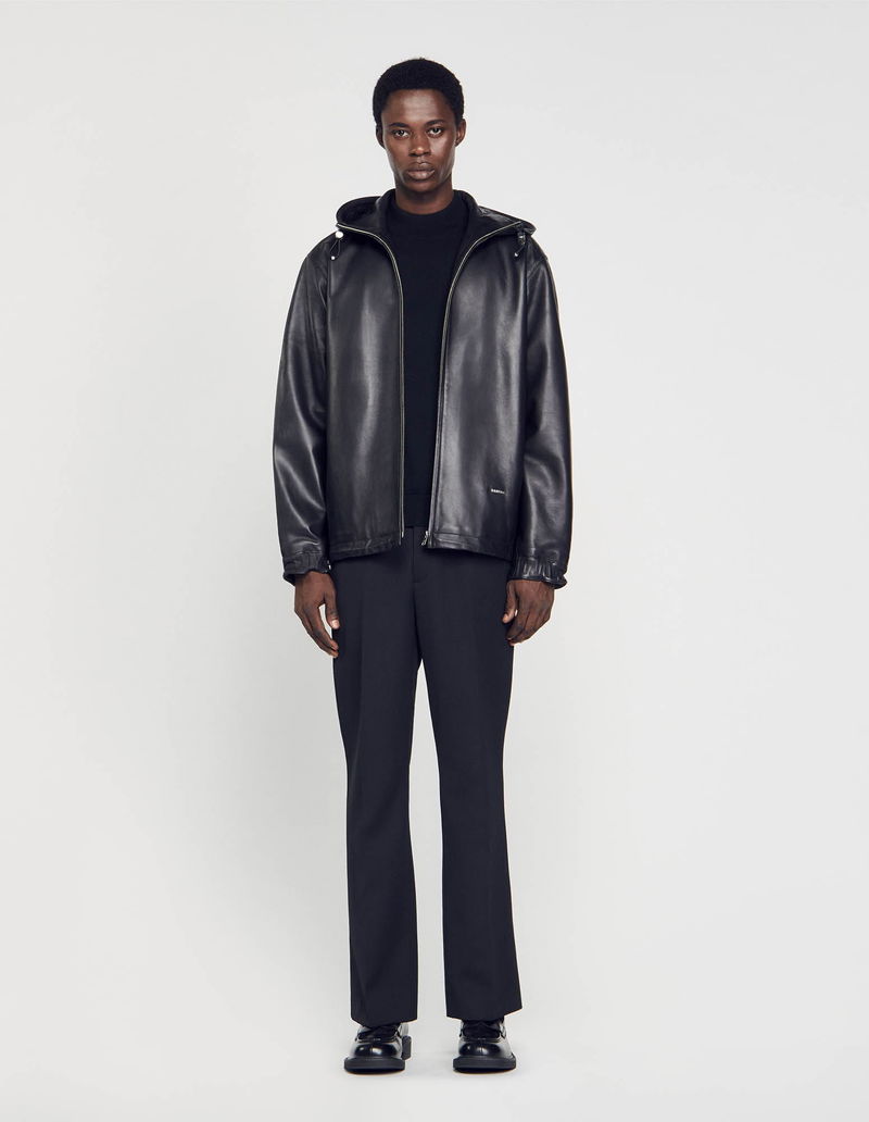 SANDRO Leather Jacket | Endource