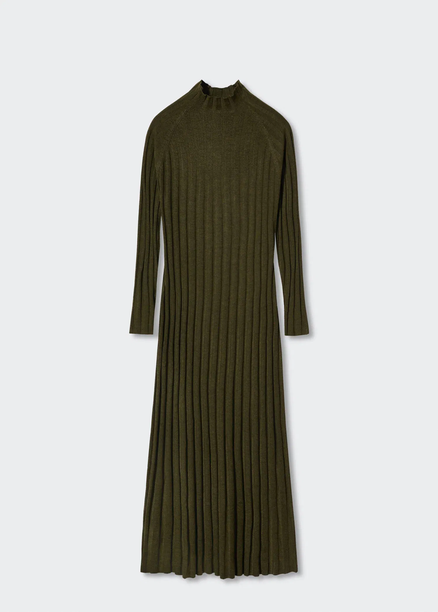 MANGO Knitted Perkins Neck Dress | endource