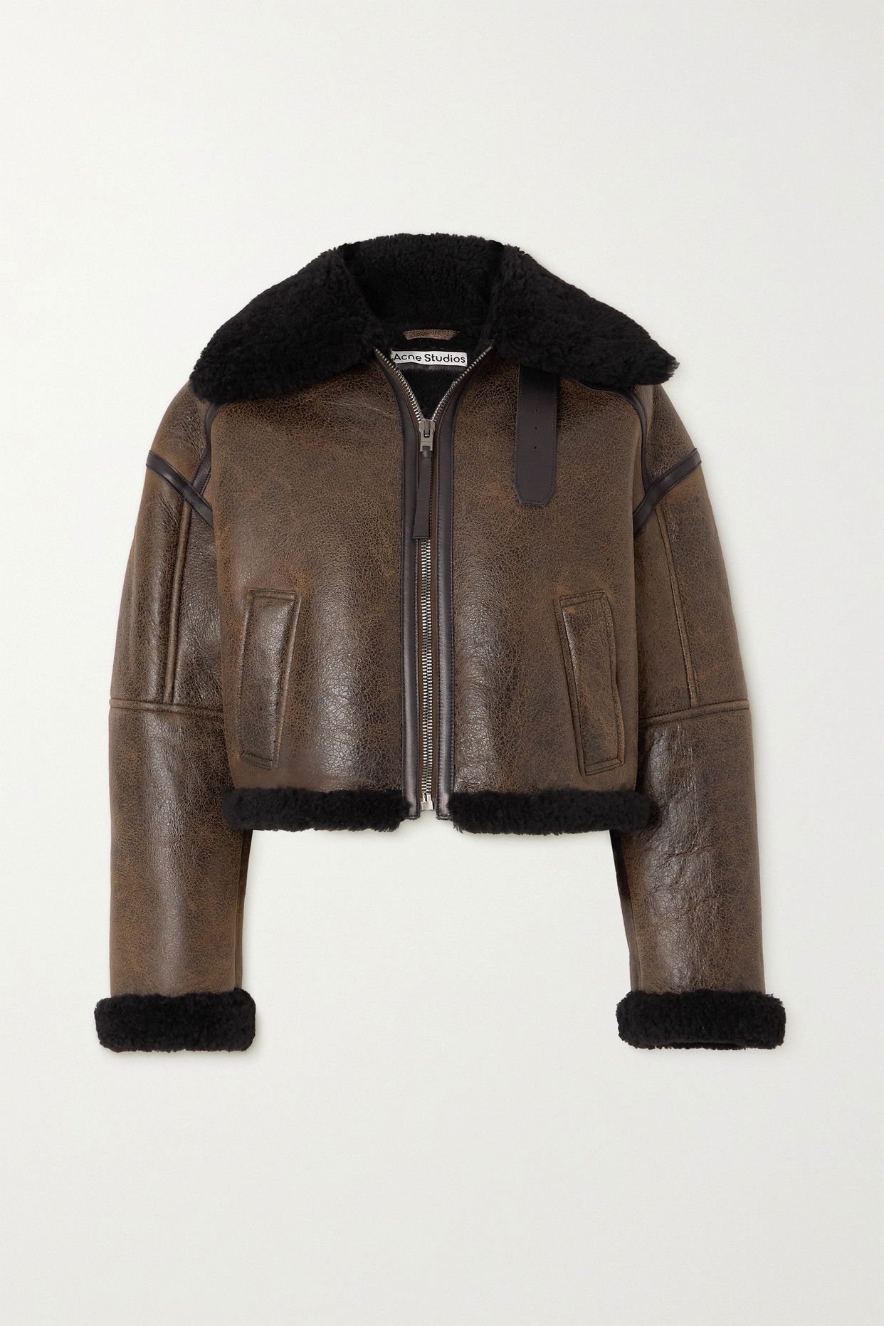 ACNE STUDIOS Shearling Jacket in Brown | endource
