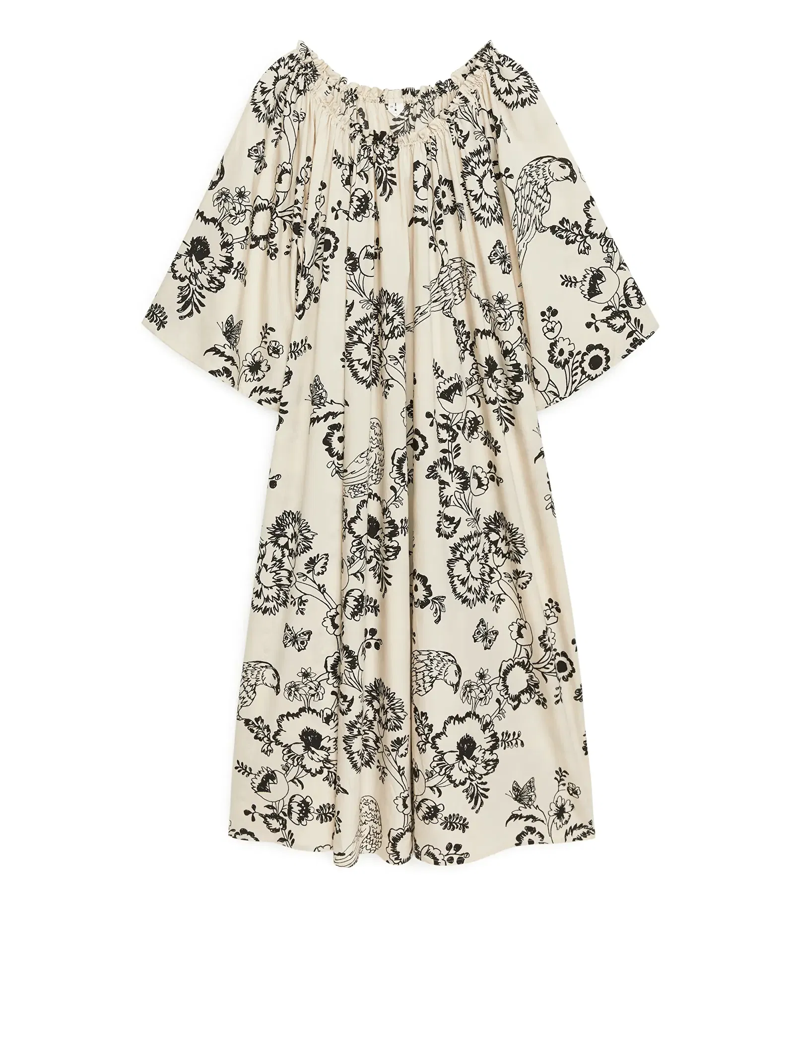 ARKET Ruffled Kaftan Dress | endource