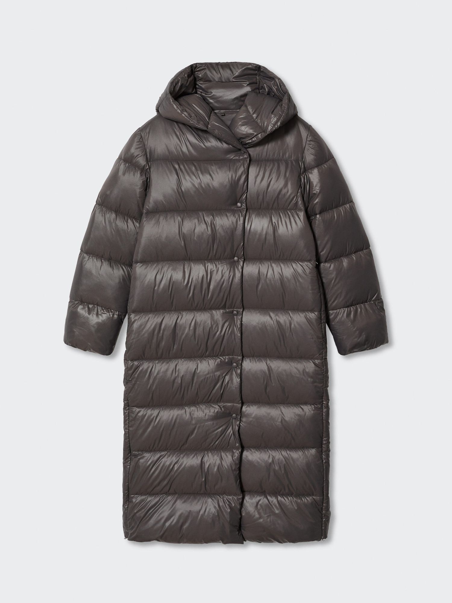 MANGO Cloud Puffer Jacket in Brown | Endource