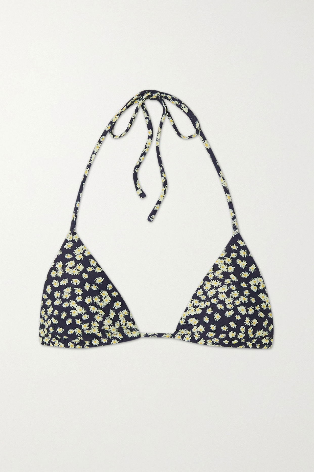 MATTEAU The String Floral-Print Triangle Bikini Top | endource