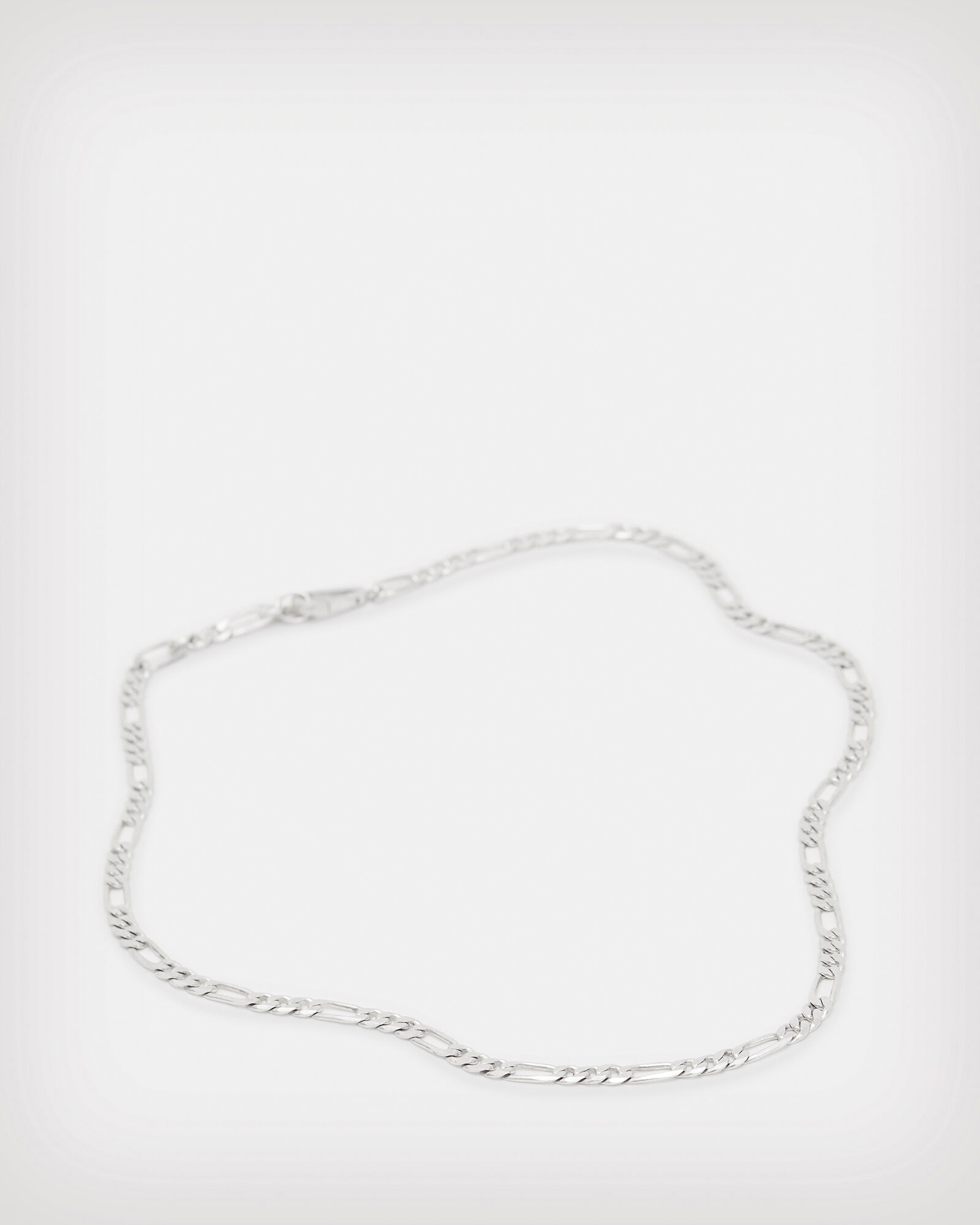 ALLSAINTS Cain Figaro Sterling Silver Necklace | endource
