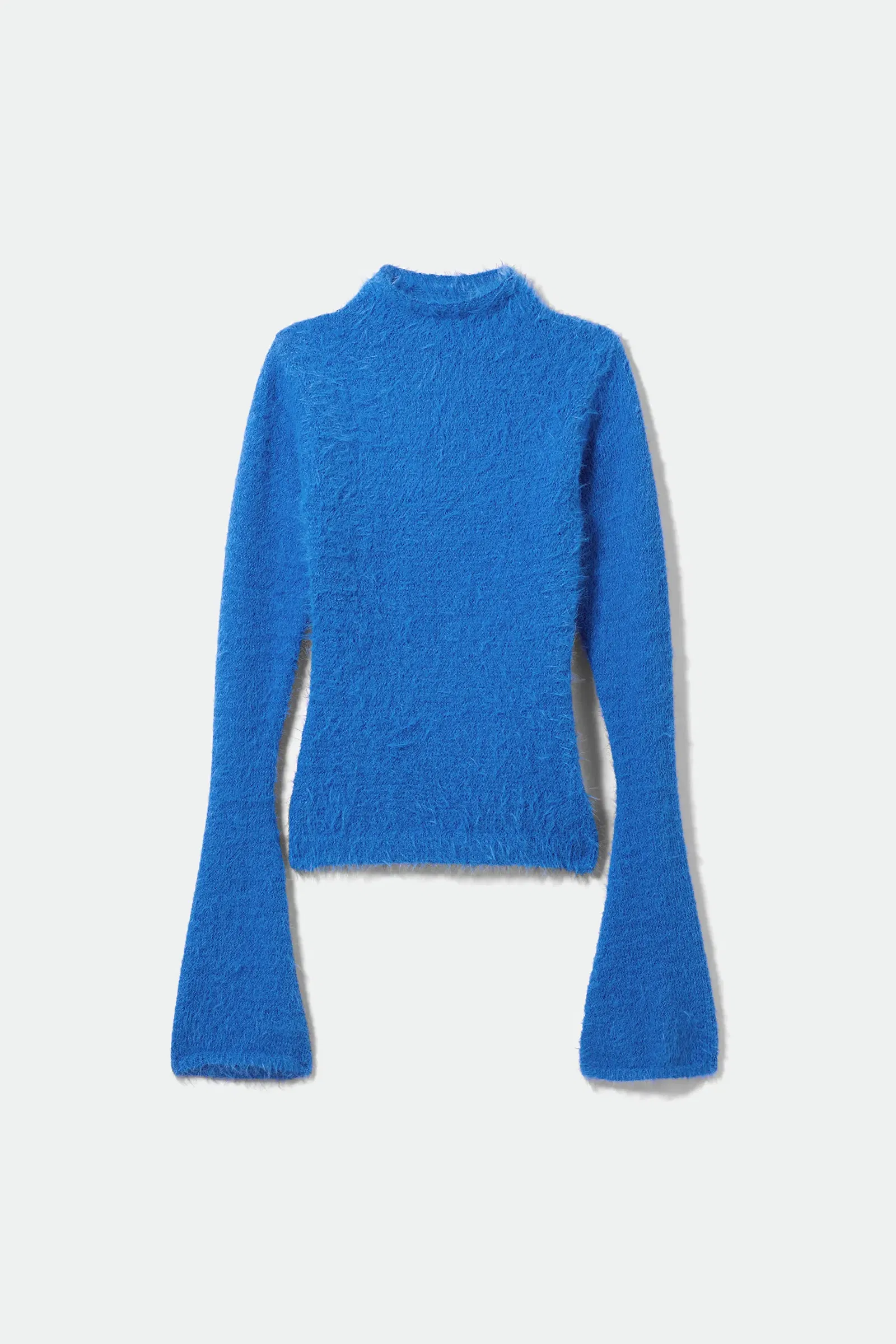 Weekday Jeny Hairy Sweater In Blue Endource