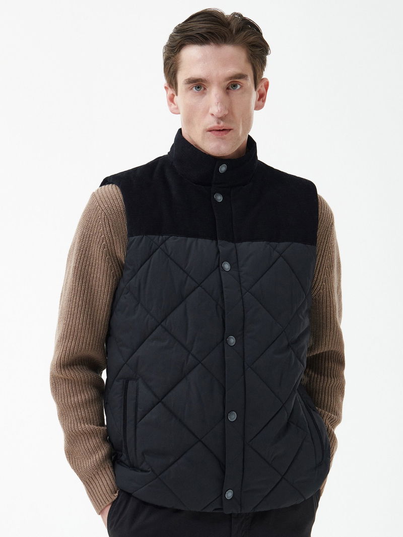 BARBOUR Elmwood Gilet in Black | endource