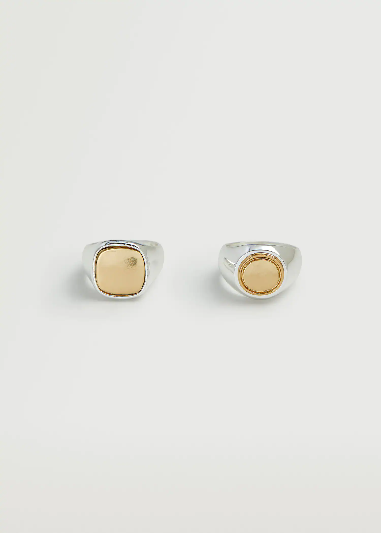 MANGO 2 Seal Ring Set in Silver | endource