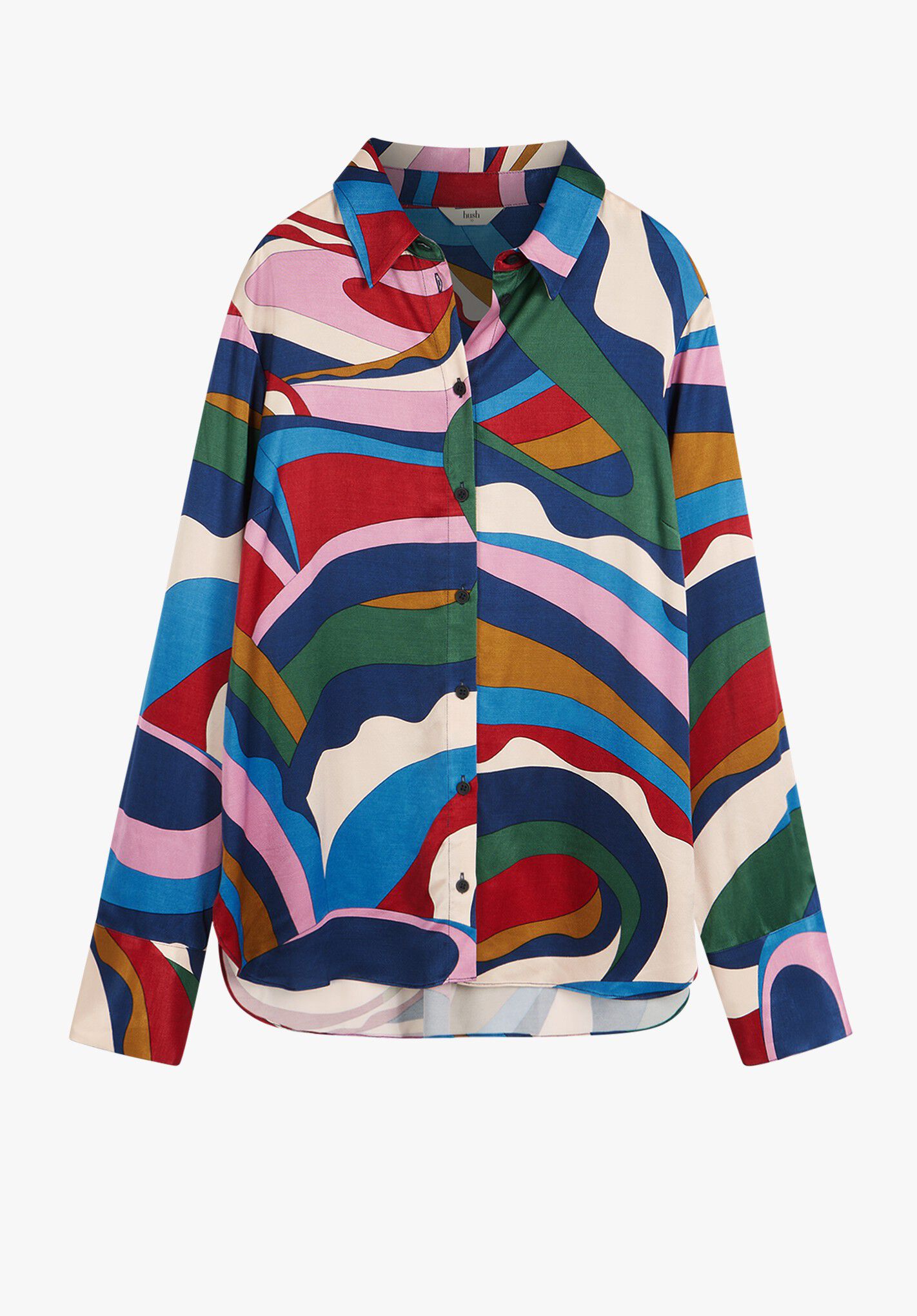HUSH Rita Shirt in Technicolour Swirl | endource