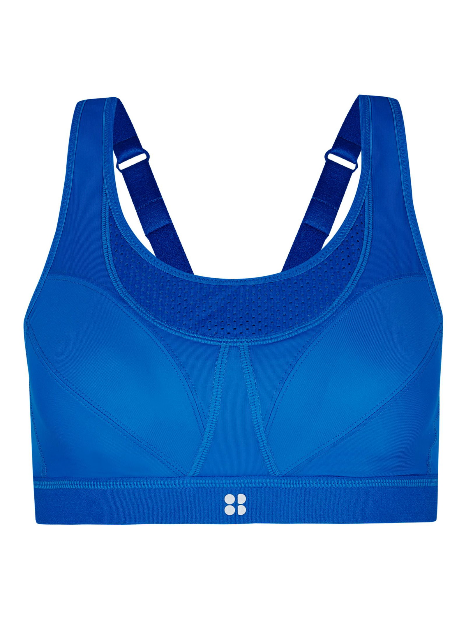 SWEATY BETTY Ultra Running Sports Bra in Aquatic Blue | endource