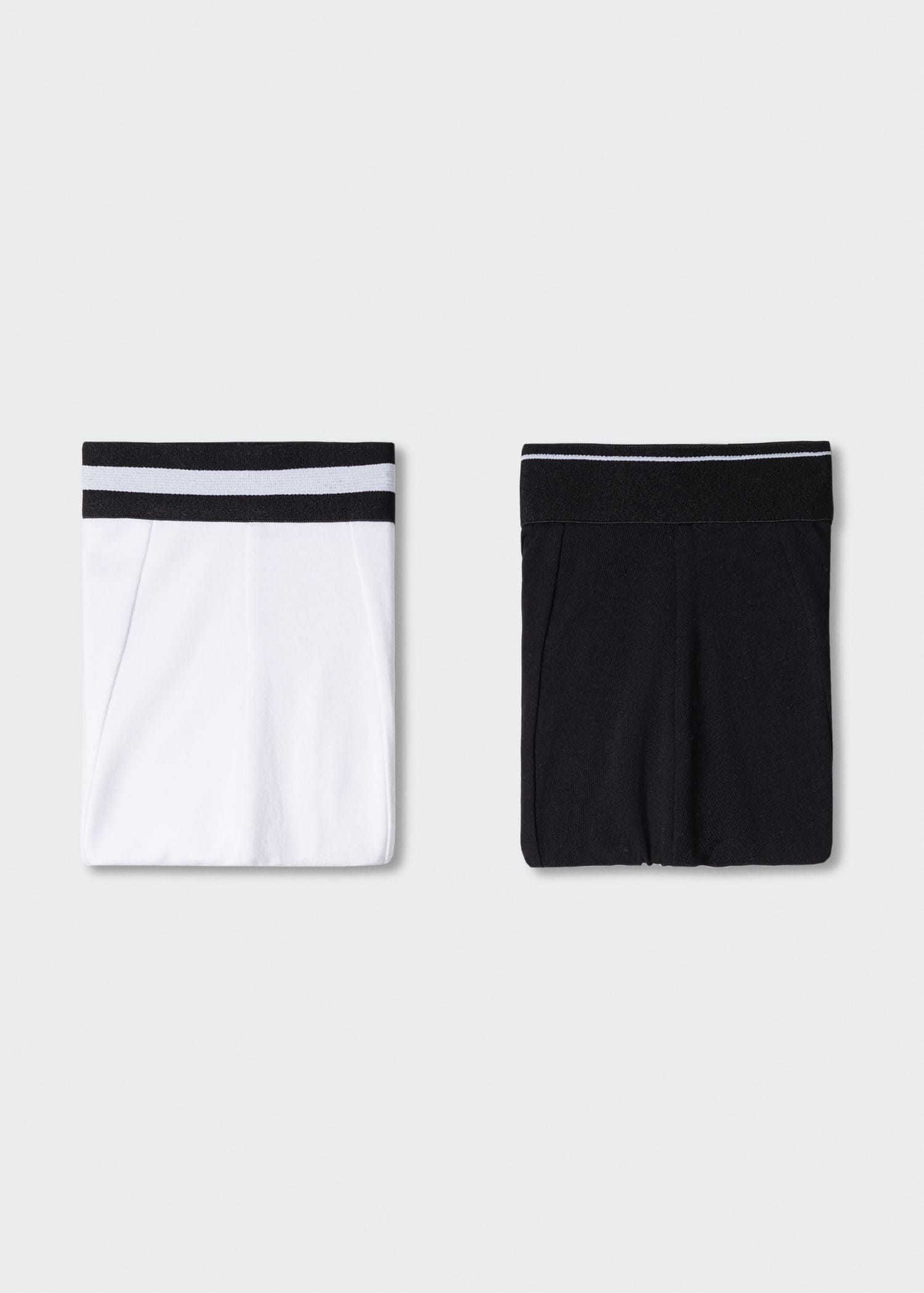 MANGO Mixed Boxer 2 Pack in Black | endource