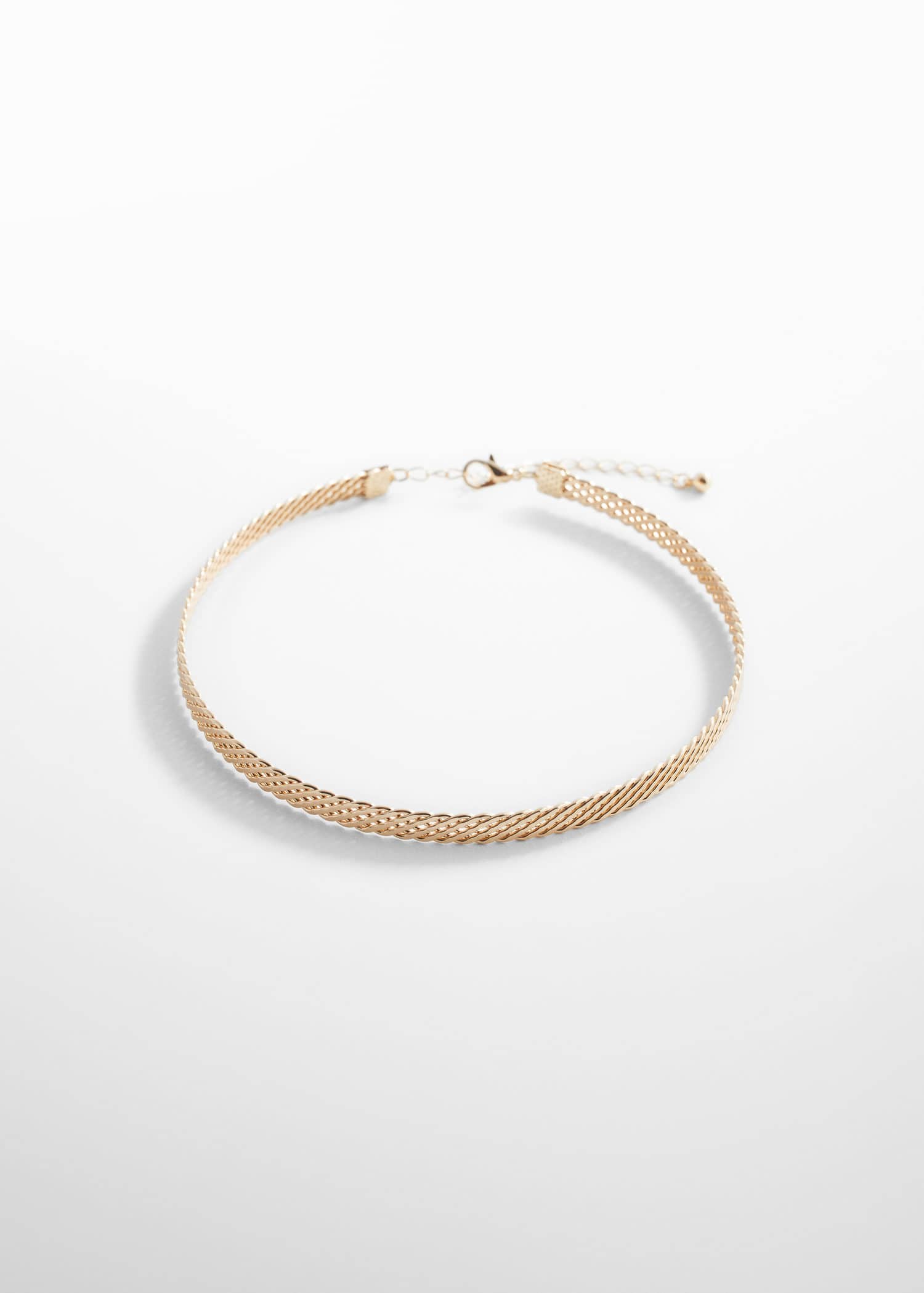 MANGO Braided Choker Necklace | Endource