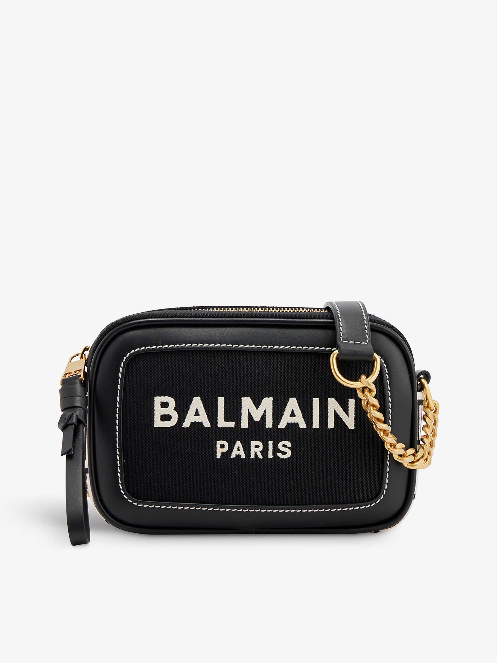 BALMAIN B-Army Cotton-Canvas Camera Bag | endource