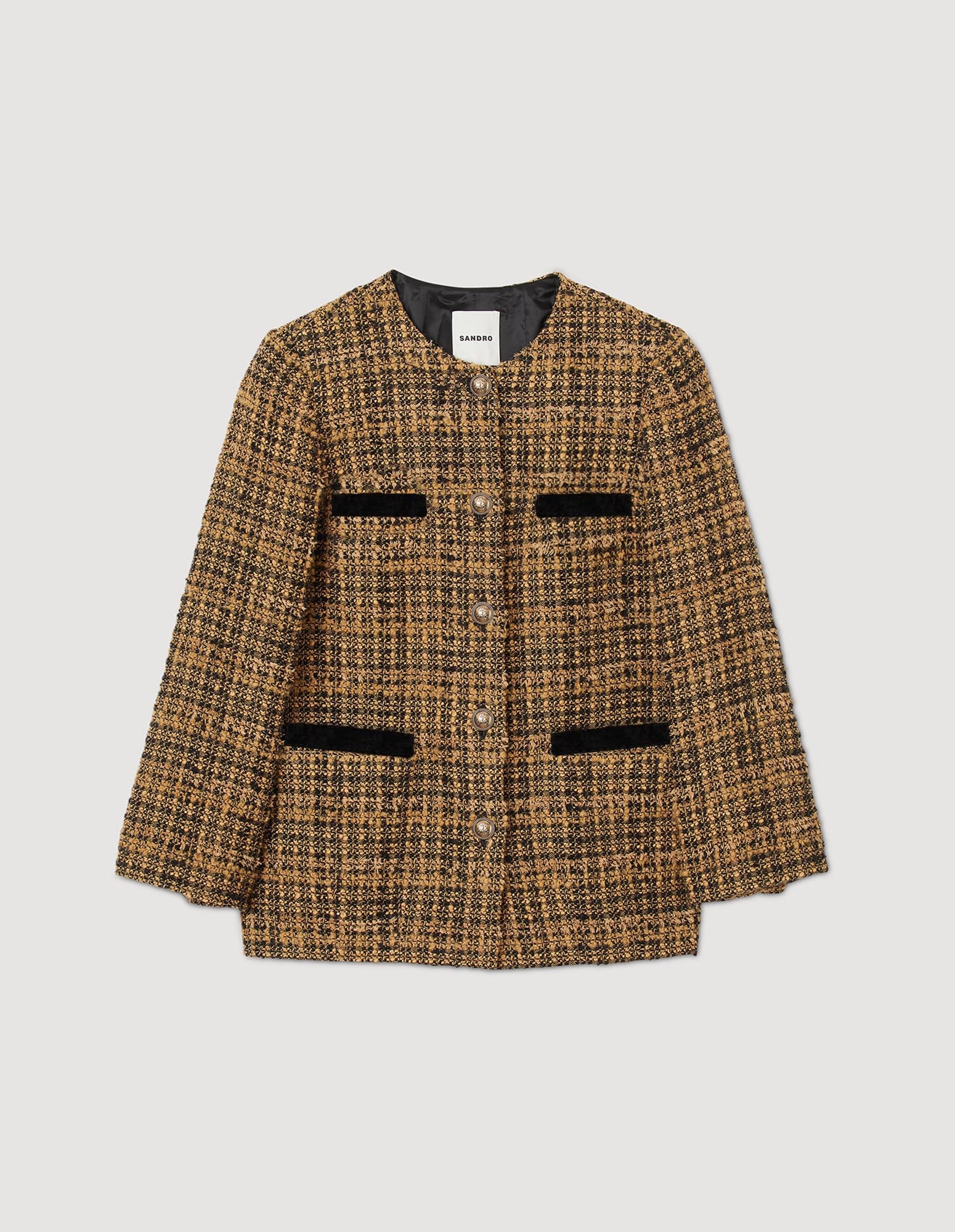 SANDRO Tweed Jacket | Endource
