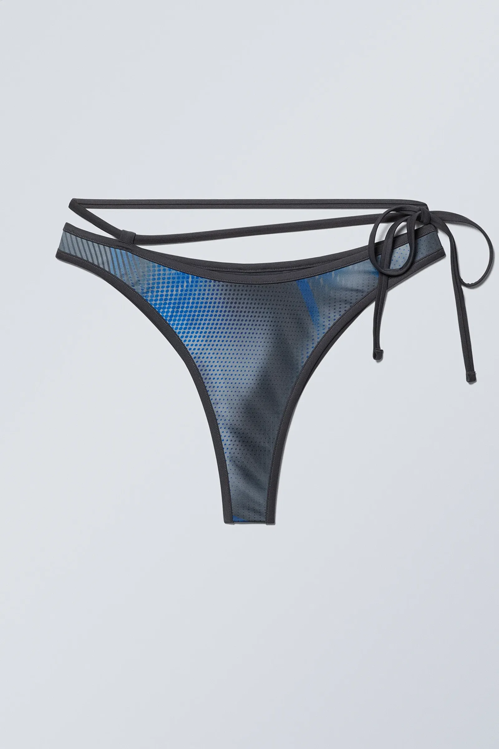 WEEKDAY Strappy Printed Bikini Bottoms | endource